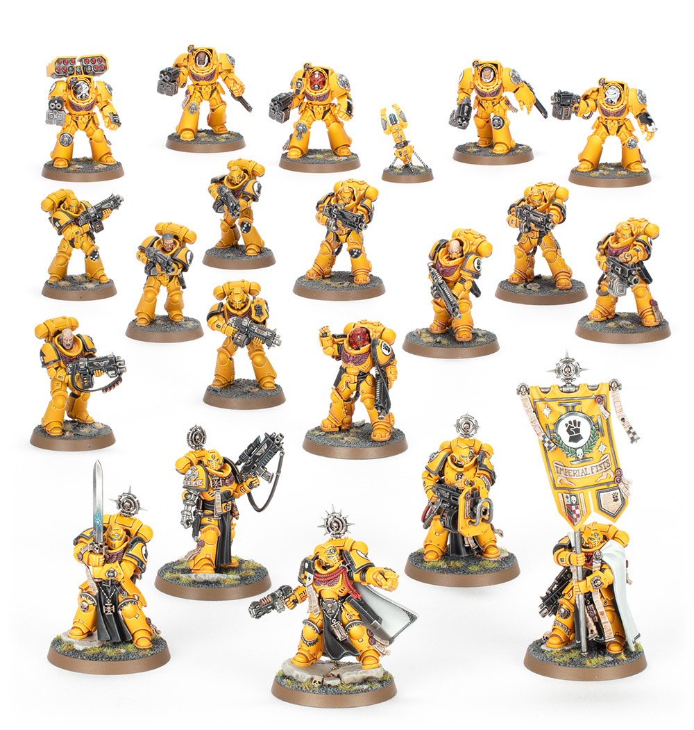 Pre-Order !!! Warhammer: 40K - Imperial Fists: Combat Patrol !!! P ...